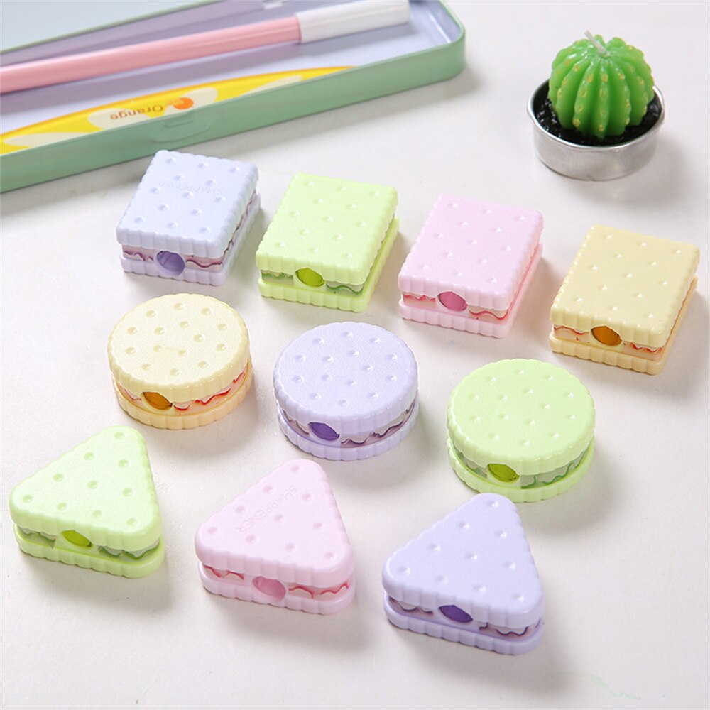 3pcs Cartoon Student Pencil Sharpener Kawaii Plast... – Grandado