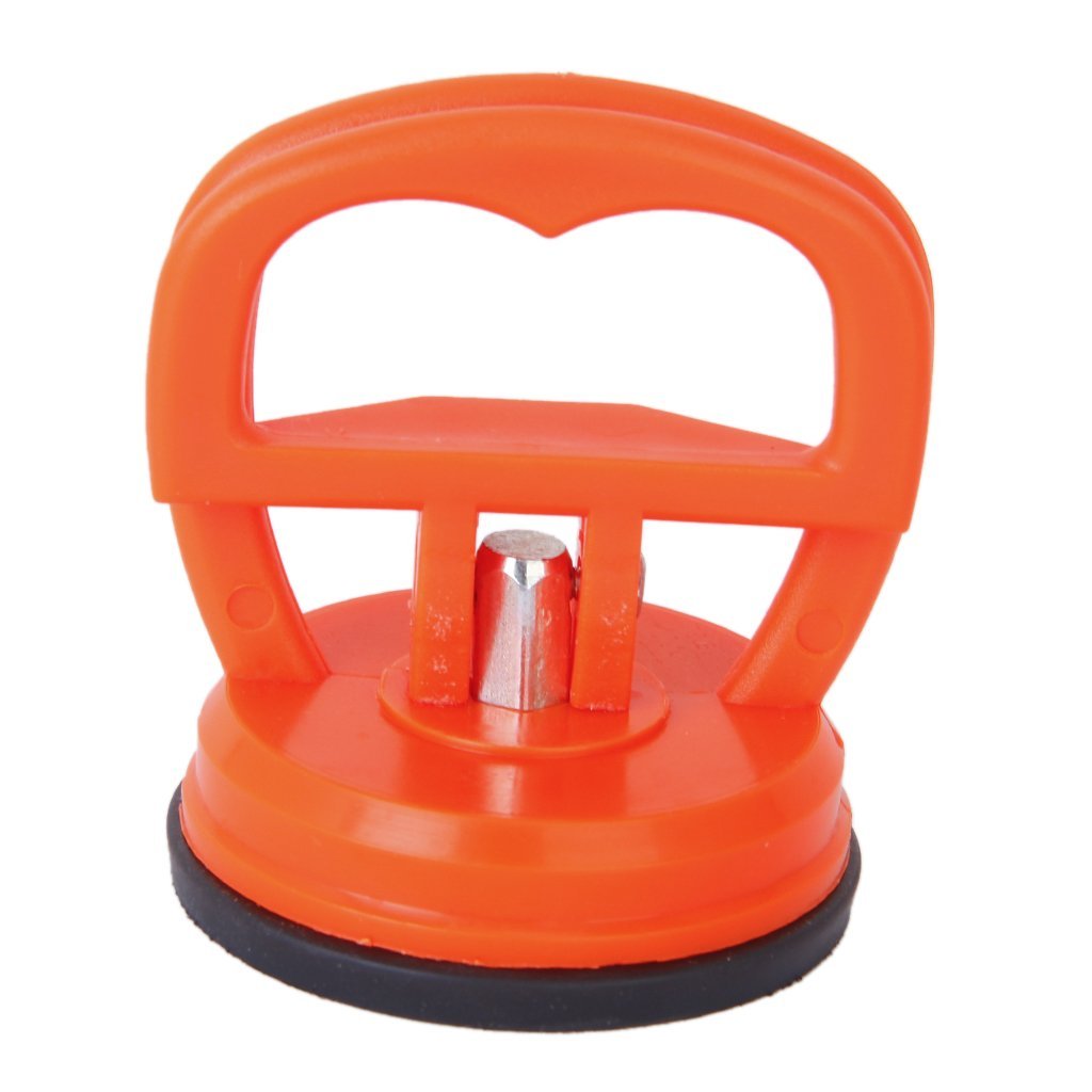 Orange red suction cup Dent puller Remover of glas... – Grandado