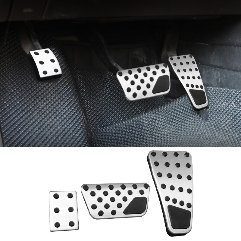 Rvs Auto Voetpedaal Brandstof Gaspedaal Rempedaal ... – Grandado