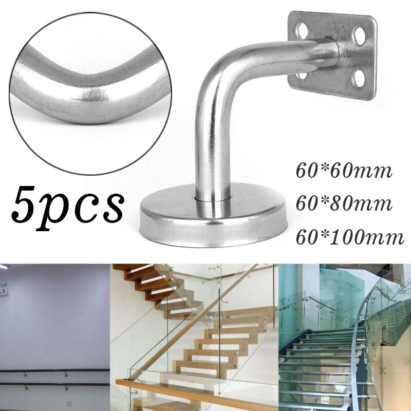 5 Pack Rvs Trap Leuning Beugels Voor Hout/Metalen ... – Vicedeal