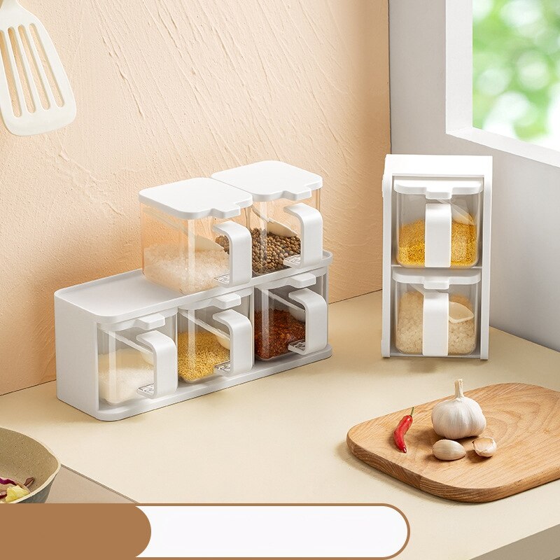 Muti-Function Transparent Seasoning Box Rack Spice... – Grandado