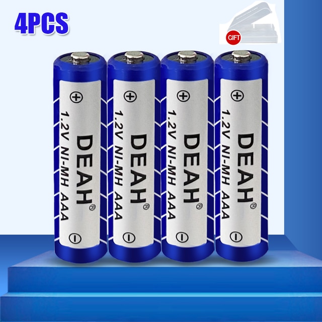 1-4 Stuks Deah 1.2V 1100Mah Ni-Mh Aaa Batterij Voo... – Grandado