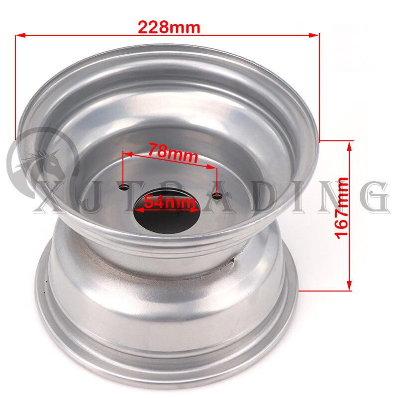 8 inch 4/3 hole wheels vacuum wheel rims 150cc-250... – Grandado