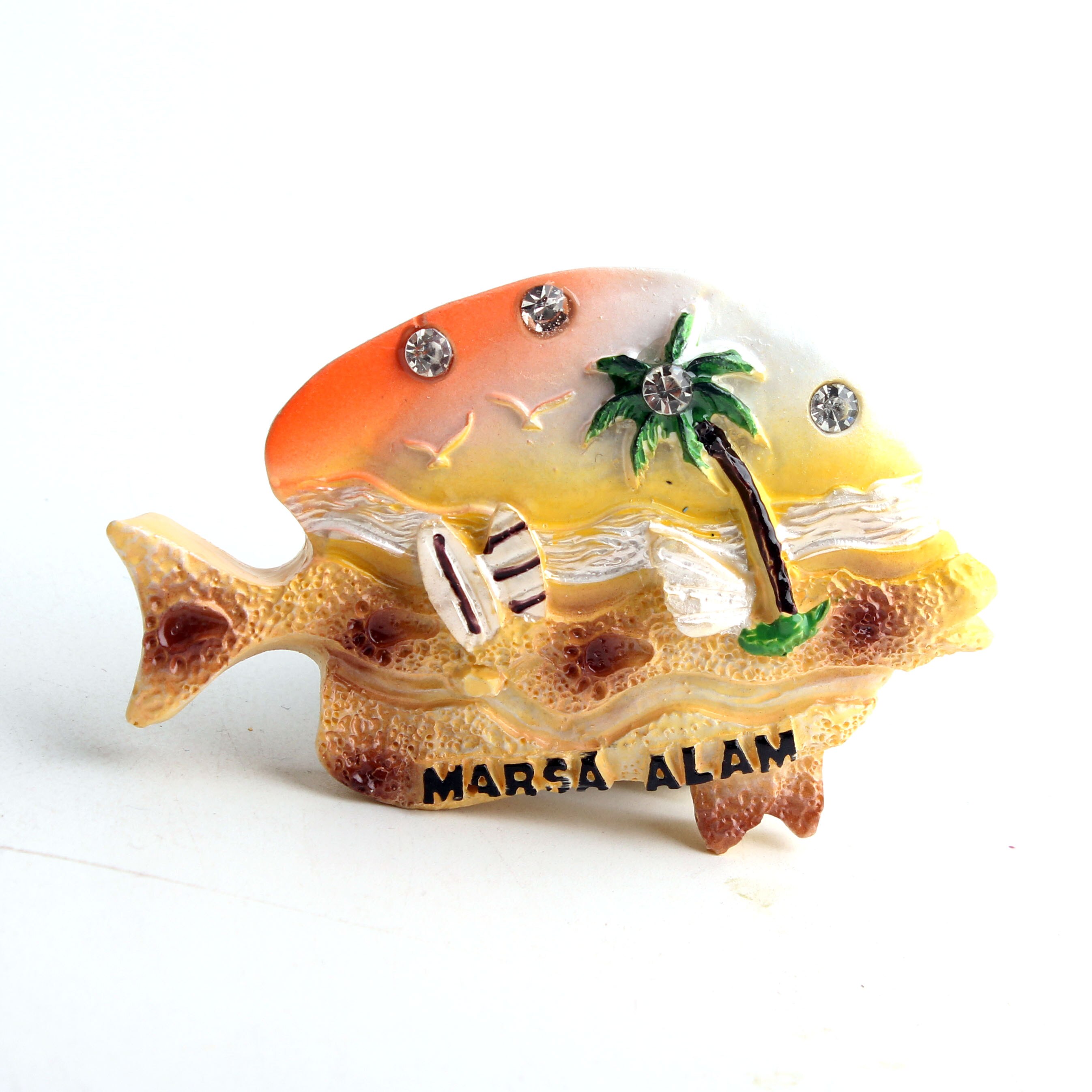 3D resin Fridge Magnet Marsa alam Jerusalem philip... – Grandado