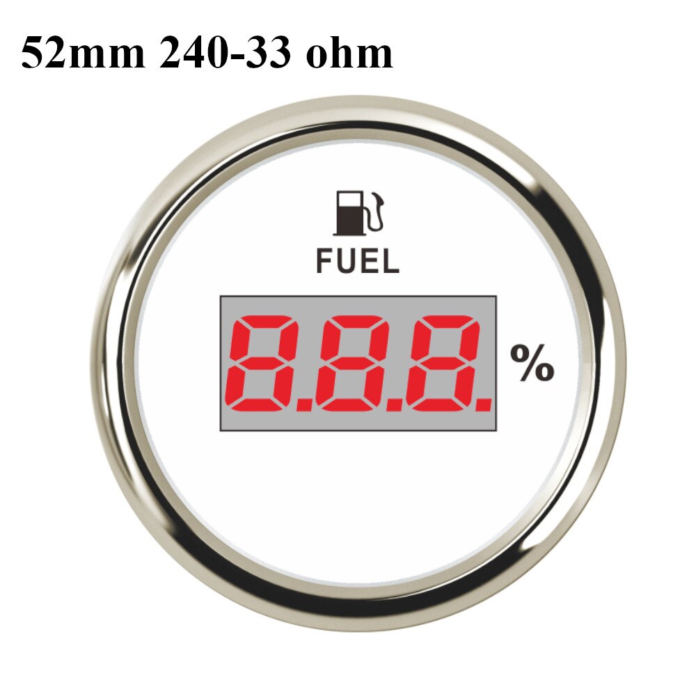 52mm Waterproof Digital Fuel Level Gauge 240~33 oh... – Grandado