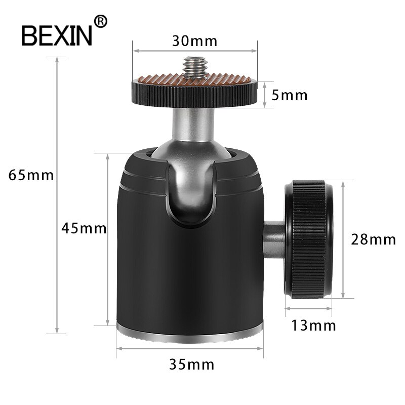 Mini rótula de trípode giratoria de giro de 360 gr... – Grandado
