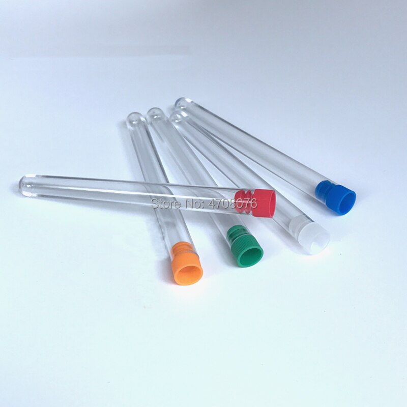 15x150mm 50pcs/lot Plastic test tube with color pl... – Grandado