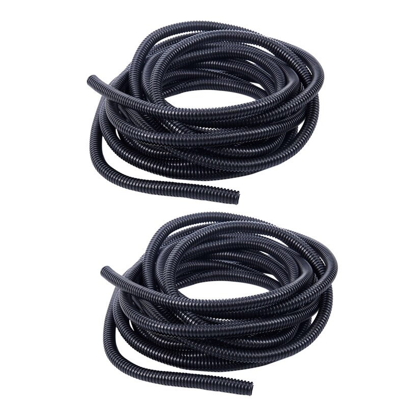 2X 20 Ft Split Wire Loom Conduit Polyethylene Tubi... – Grandado