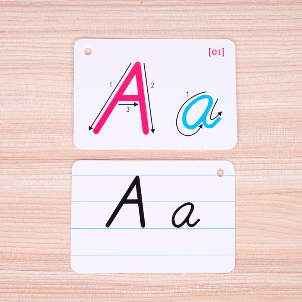 26 English Alphabet Letters Handwritten Learning C... – Vicedeal