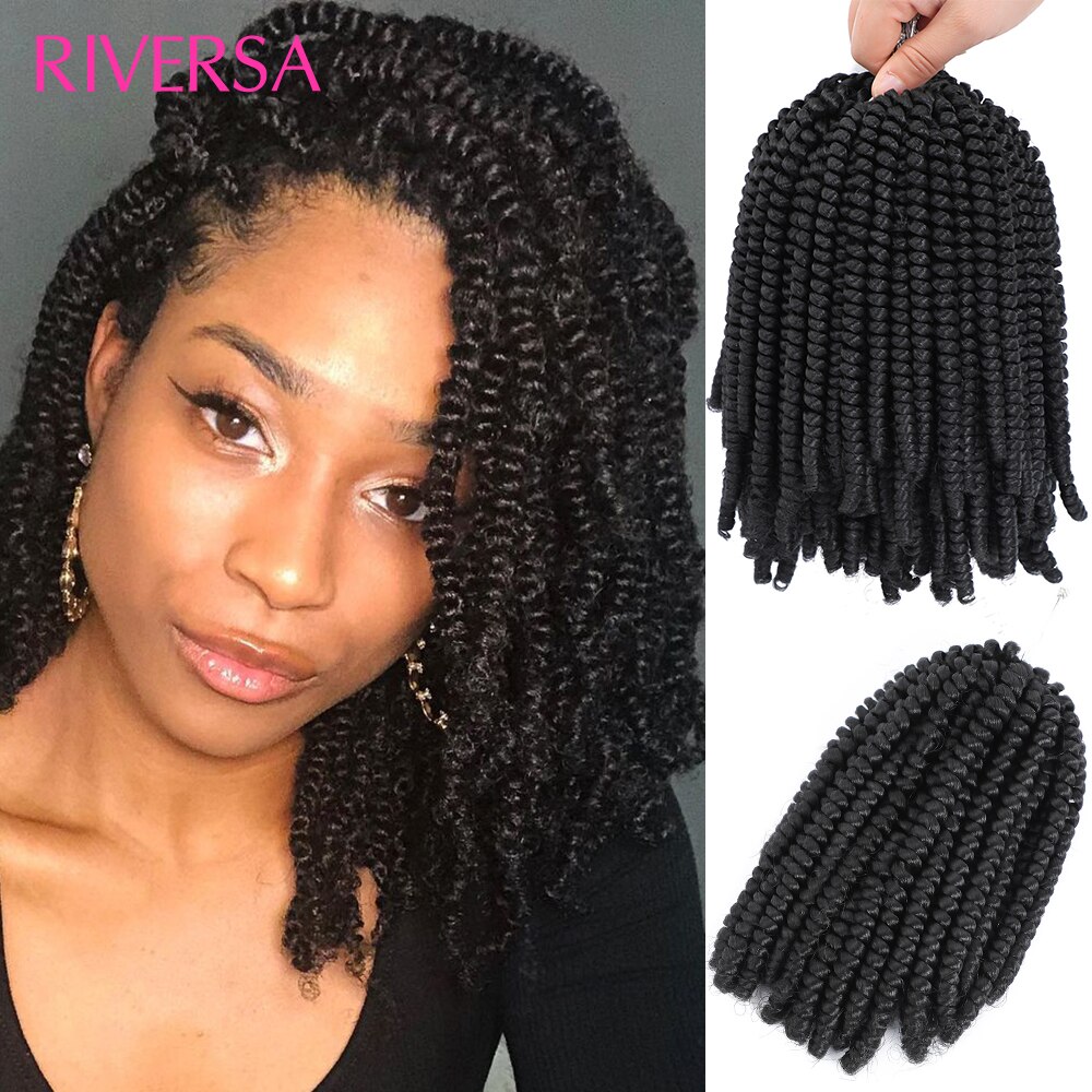 Spring Twist Hair 8Inch 15strands/pack Crochet Bra... – Grandado