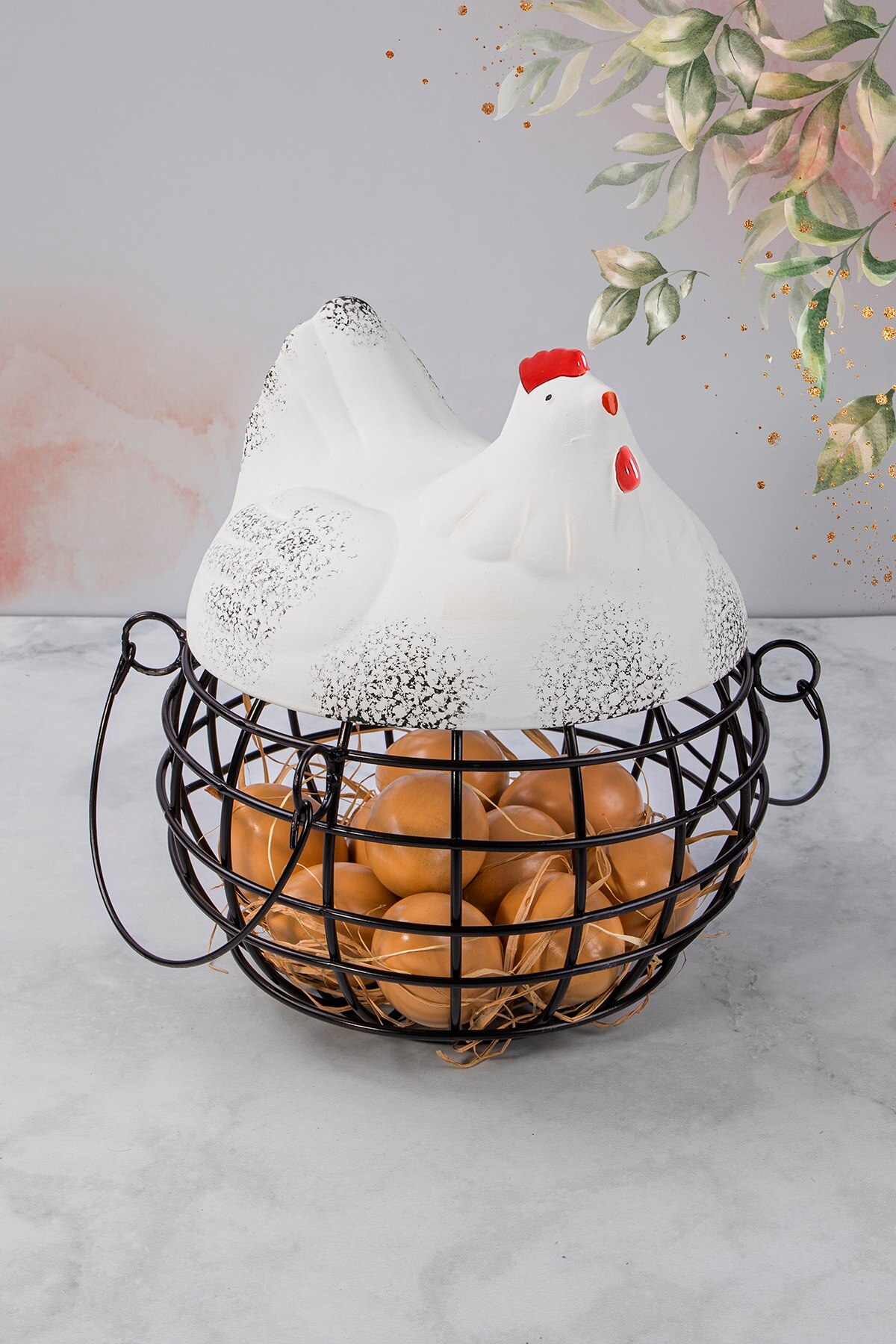 Chicken Decorative Egg Holder Home Decoration Kitc... – Grandado