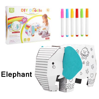 Children Toys DIY Kit Hand-Painted Graffiti Assemb... – Grandado