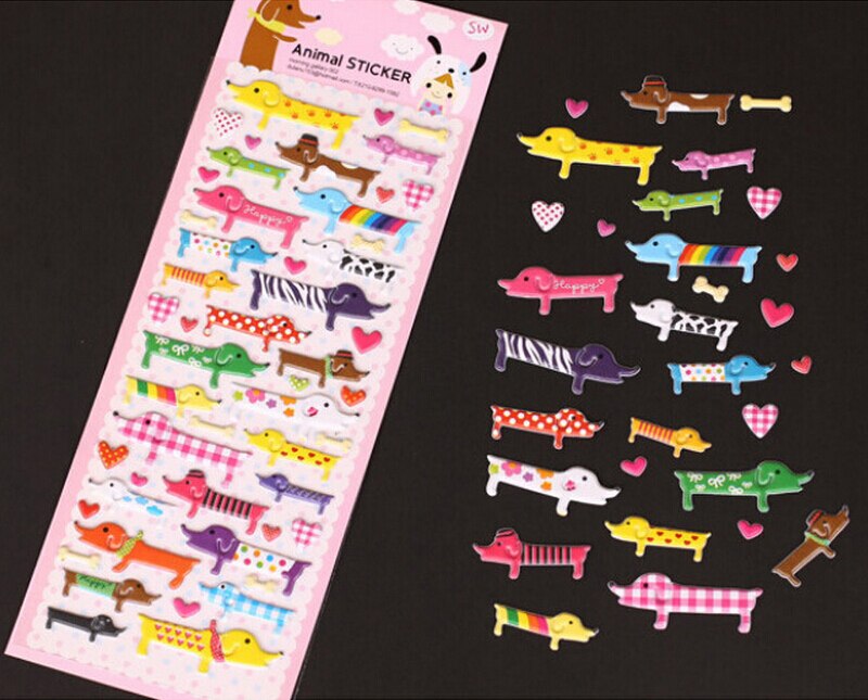 1 Sheet DIY Cartoon 3D Sponge Bubble Sticker Cat D... – Grandado