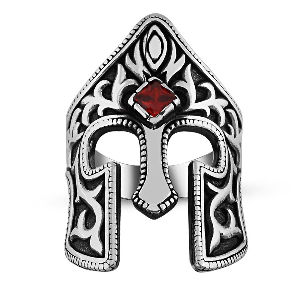 925 Sterling Silver Helmet Ring – Grandado