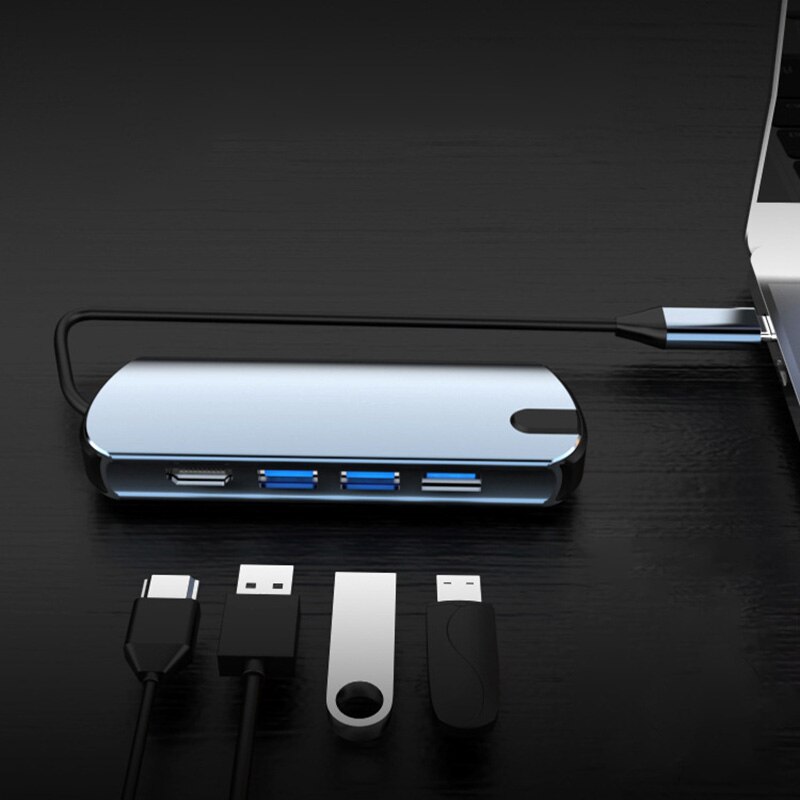 Type-C 4 in 1 Docking Station, TYPE-C to 3 x USB3.... – Vicedeal