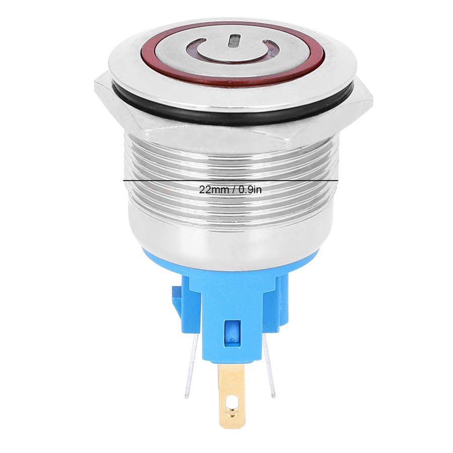 2Pcs Drukknop DC3-6V 6-Pin Ring Zelfsluitende Rvs ... – Grandado