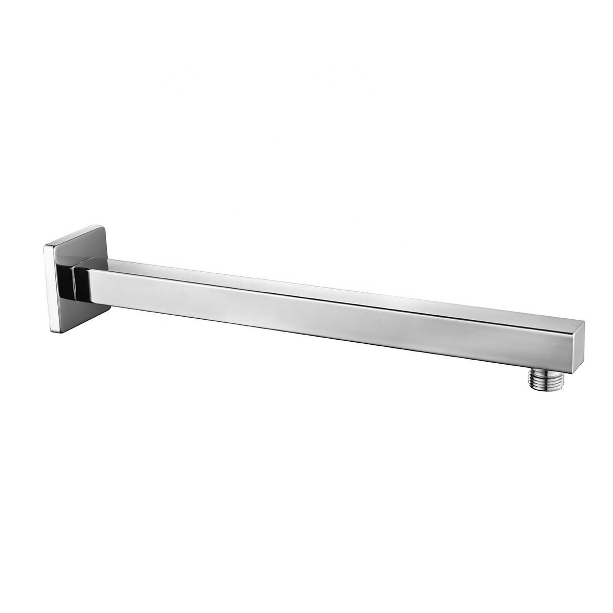 Ciencia Rvs Chrome Plein Douche Arm, wandmontage E... – Grandado