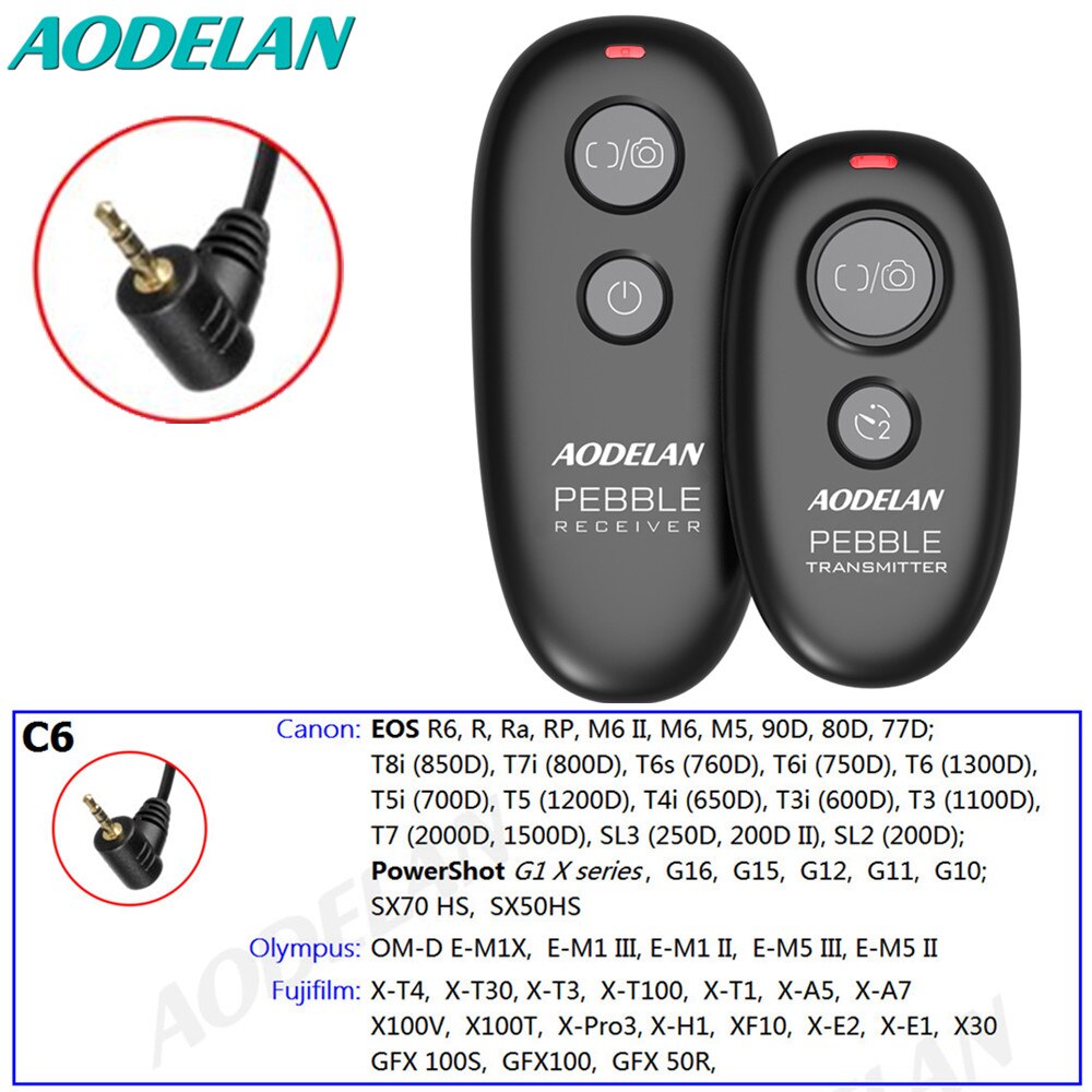 AODELAN Camera Wireless Shutter Release for Canon ... – Grandado
