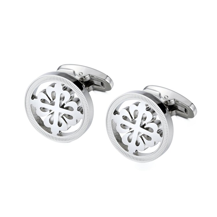 Silver Color Crusaders Cufflinks Lepton Stainless ... – Grandado
