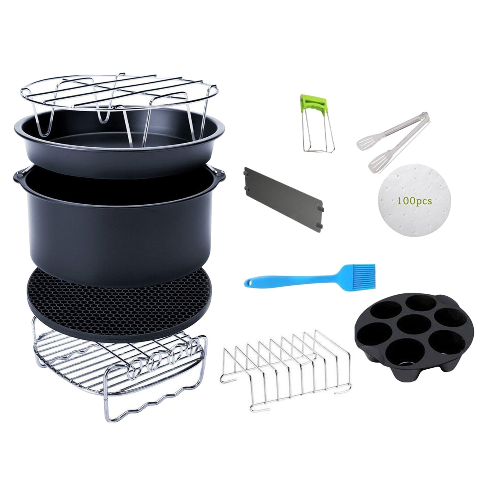 12pcs/set 20cm Air Fryer Accs Kits 4.2QT-6.8QT Dee... – Vicedeal