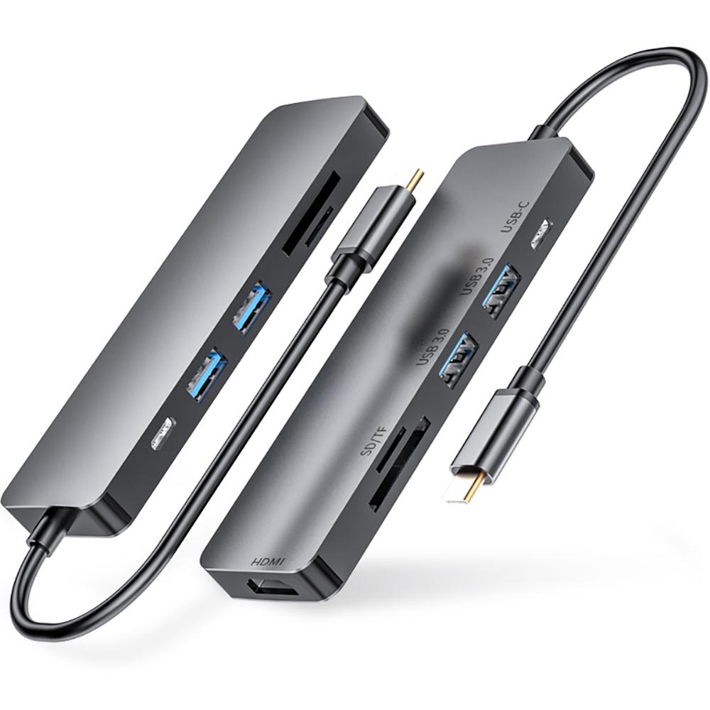 Vmade hub usb 6 em 1 thunderbolt 3 tipo c adaptado... – Grandado