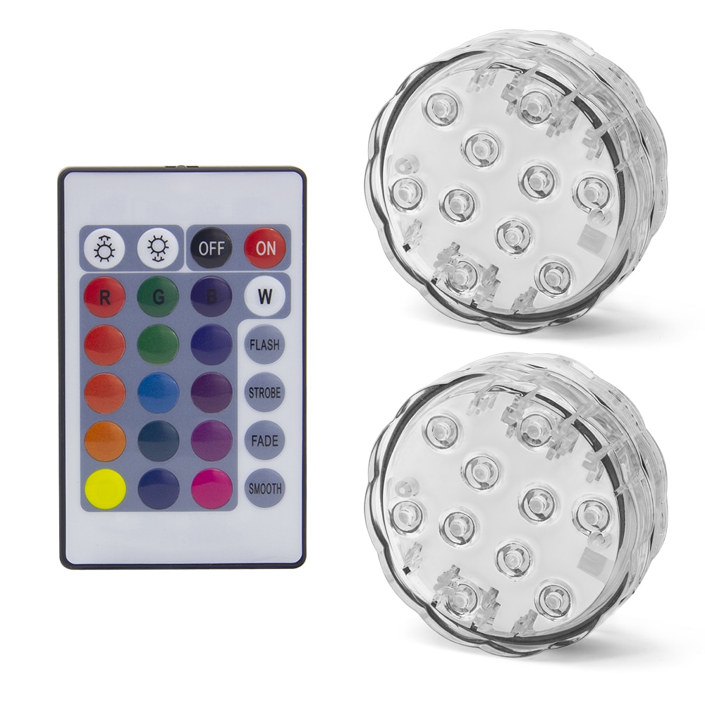 10 leds RGB Led Onderwater Licht Vijver Dompelpomp... – Vicedeal