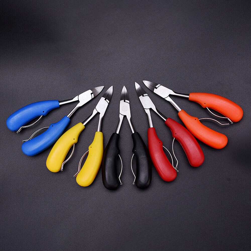 Durable Rubber Handle Nail Art Cuticle Care Cutter... – Grandado