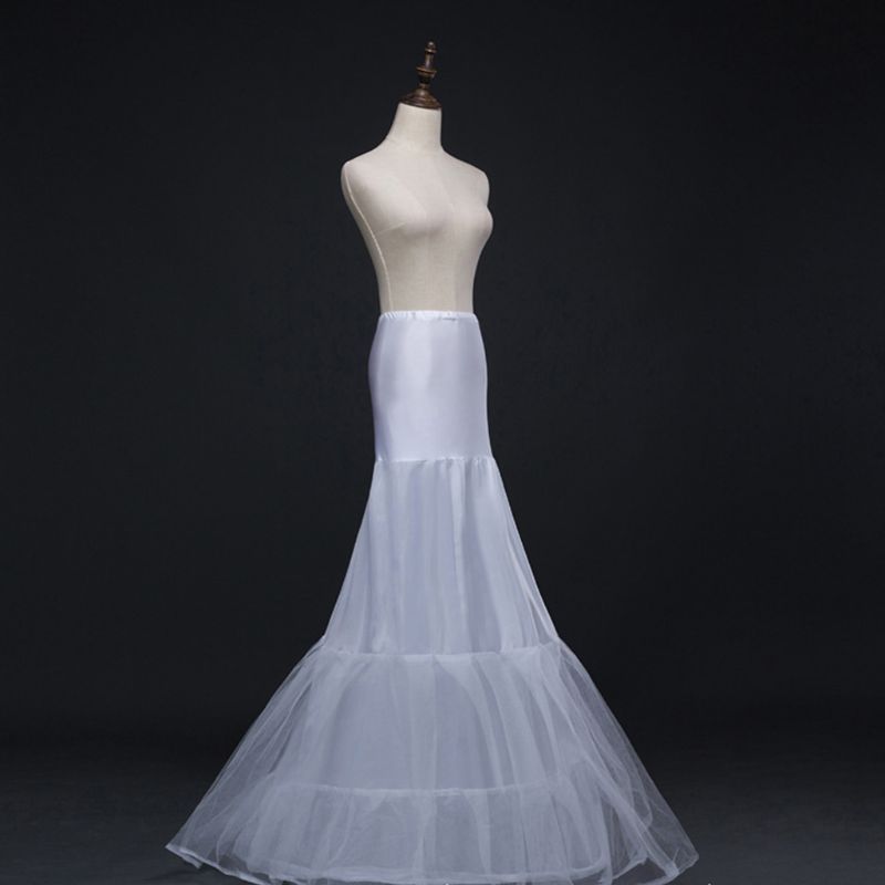 Vrouwen 2 Lagen Fishtail Petticoat Crinoline Met T... – Vicedeal