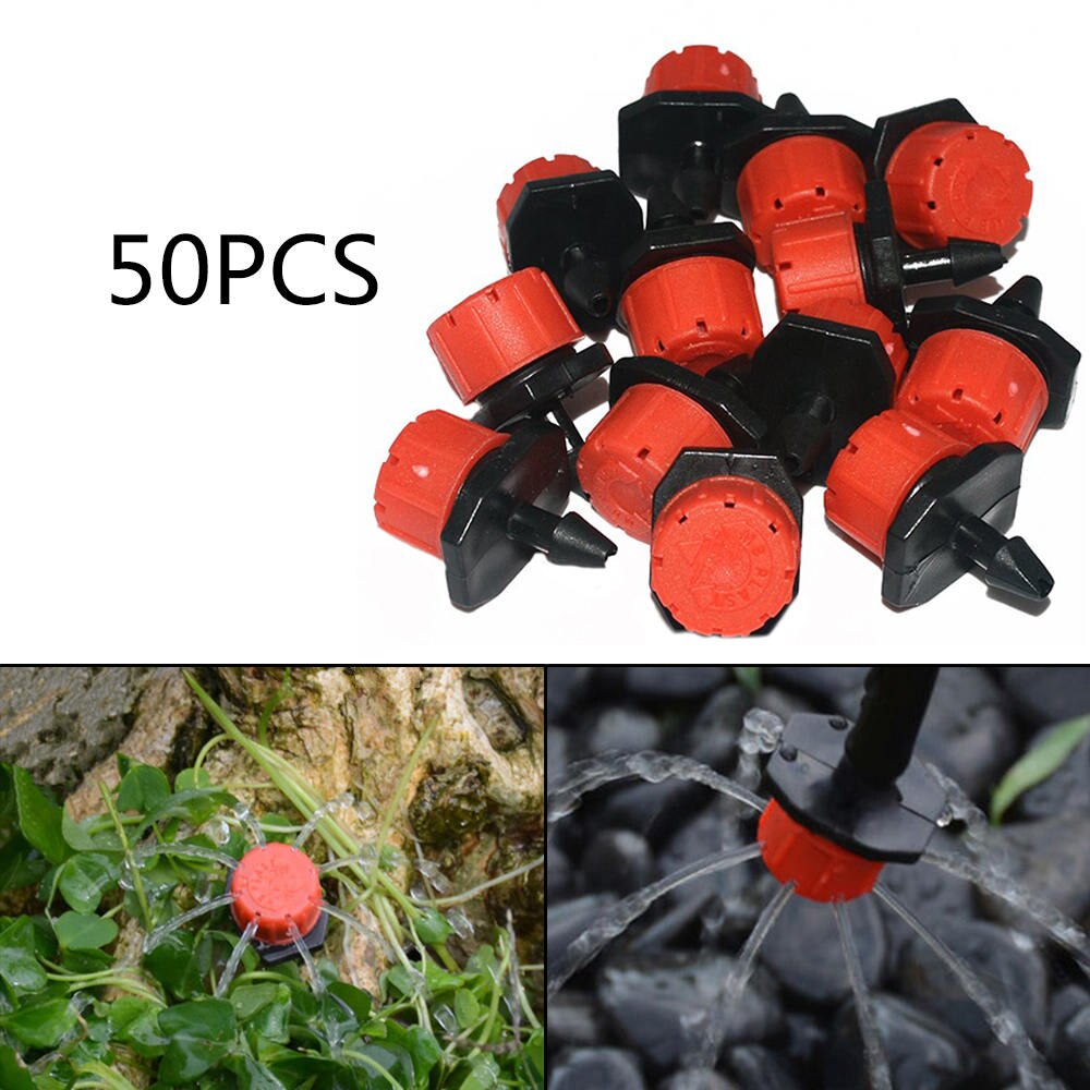 50pcs/set Sprinkler Garden Irrigation Micro Flow D... – Grandado