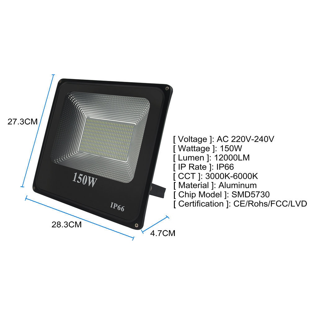 BUYBAY 50w 100w LED Flood light 220V 240V 30w 200w... – Vicedeal