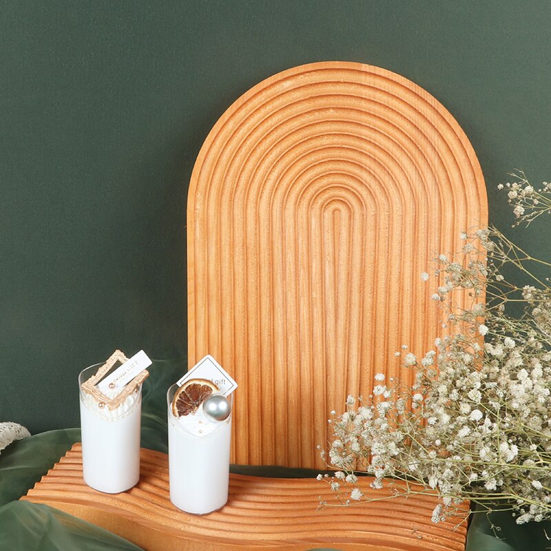 Water Ripple wooden forest dessert table display s... – Vicedeal