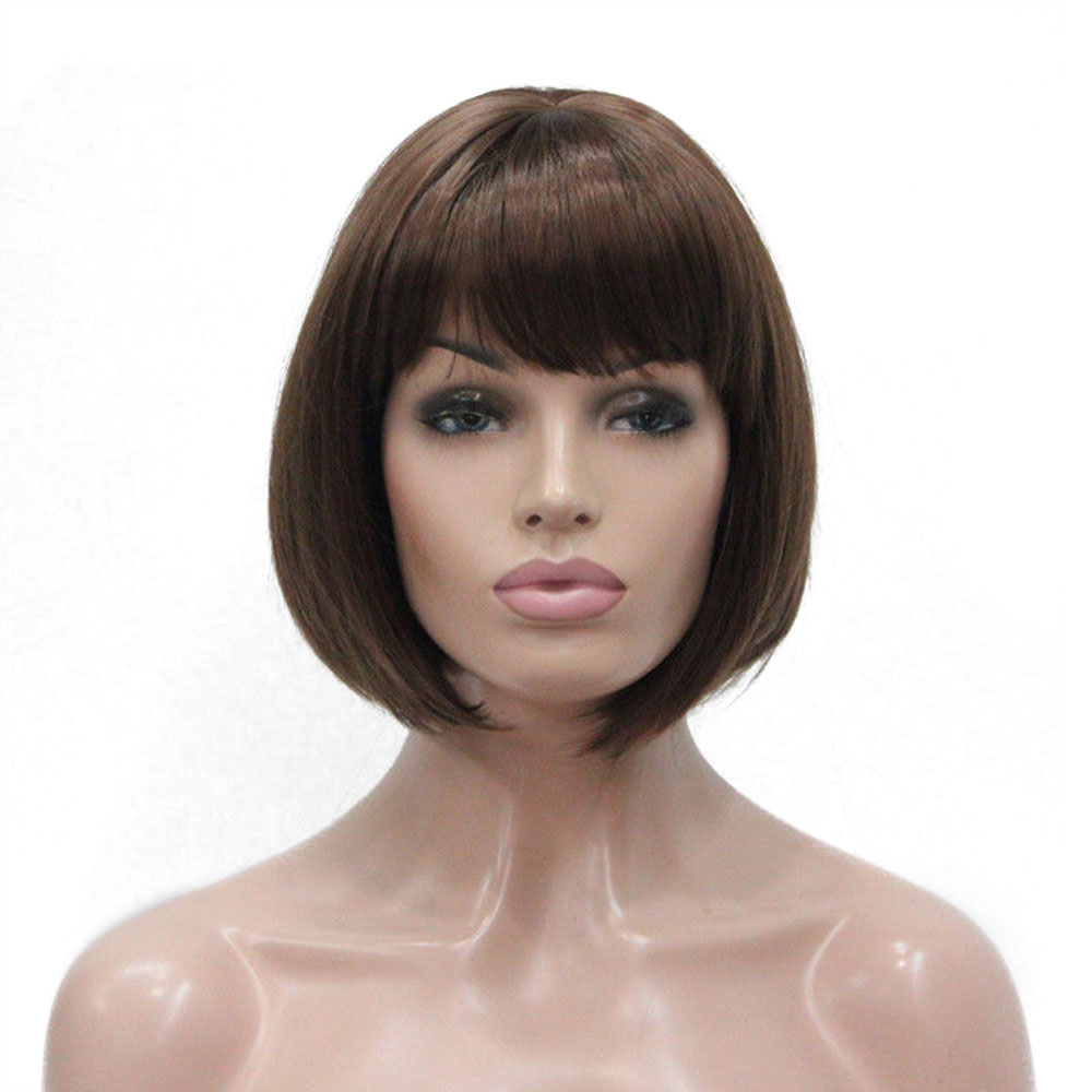 StrongBeauty Women's Wigs Bob Black Hair Short Str... – Grandado