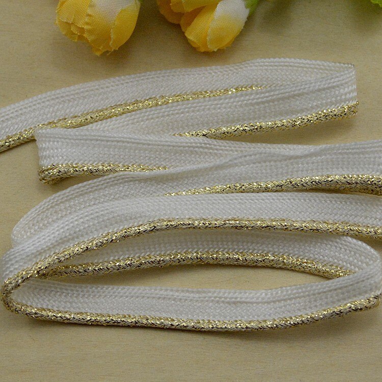 5Meters 10mm Gold Silver Glittery Shiny Ombre Brai... – Grandado