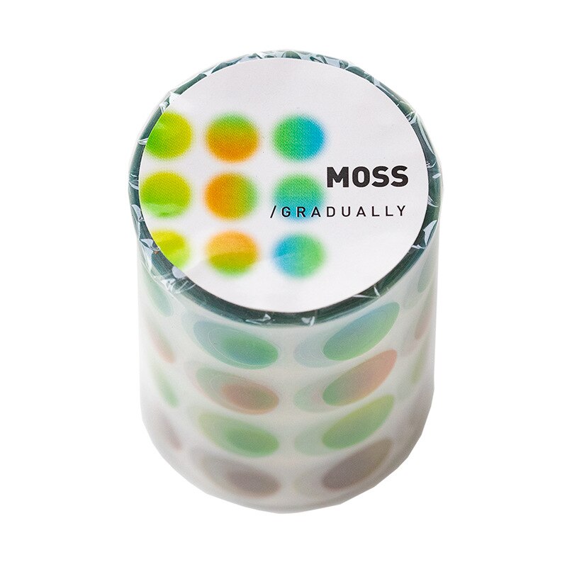 1000 Pcs/Roll Gradiënt Kleur Ronde Dot Washi Tape ... – Grandado