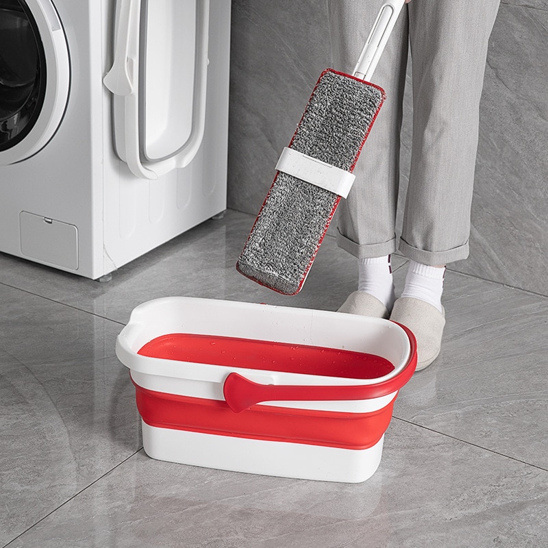 Multifunctional folding mop bucket household toile... – Grandado