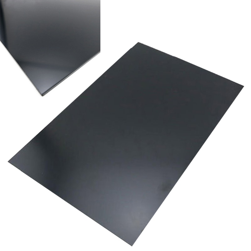 1Pc Black Durable ABS Styrene Plastic Flat Sheet P... – Grandado