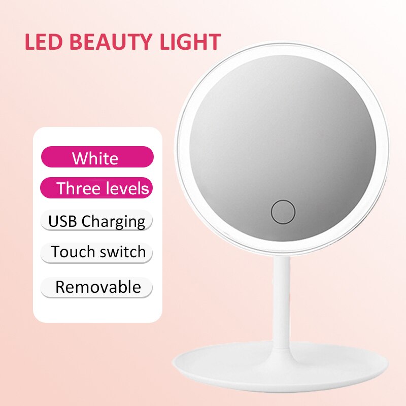 Backlit Mirror Makeup Vanity Mirror Led Light Make... – Grandado
