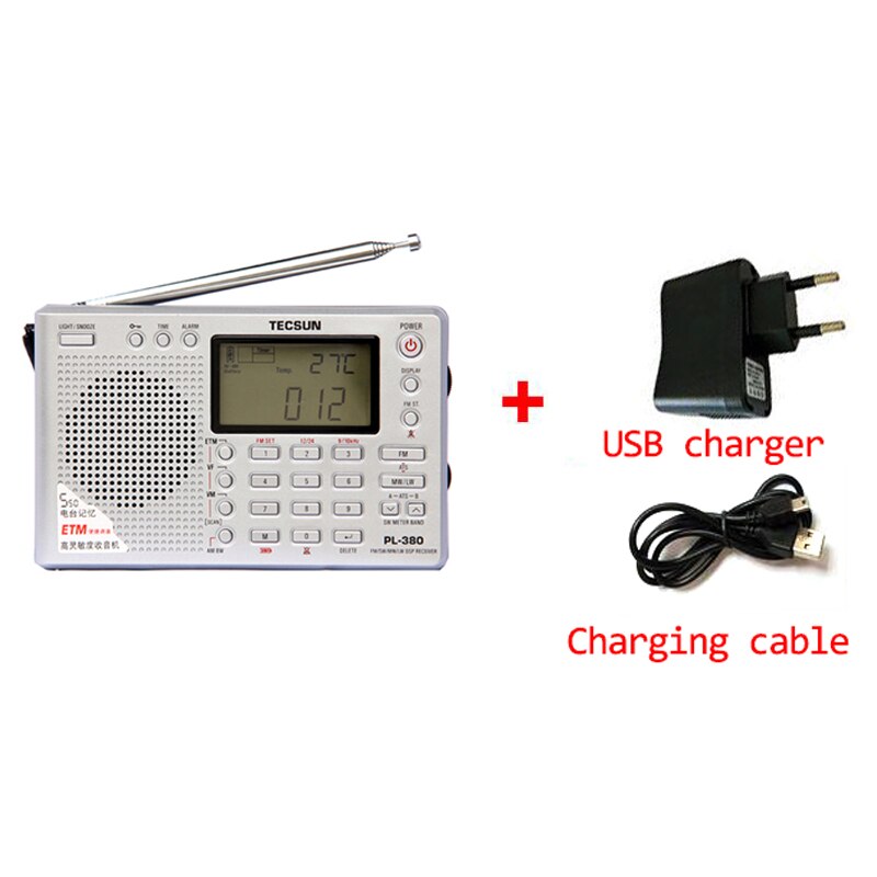 Tecsun PL-380 DSP PLL FM MW SW LW Digital Stereo R... – Grandado