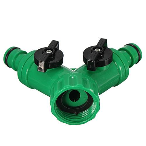 Y shaped Screw Hose Pipe 2 way Connector Quick Tur... – Grandado