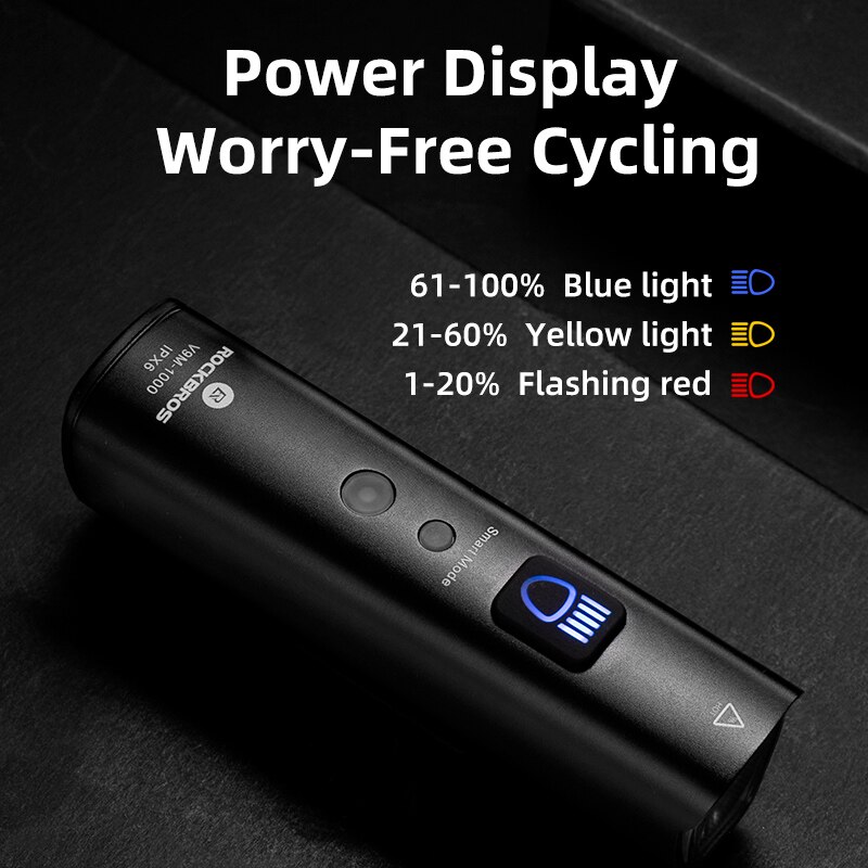 Rockbros Smart Fietsverlichting Fiets IPX6 Waterdi... – Vicedeal