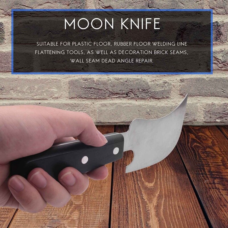 2X Quarter Moon Knife For Vinyl Flooring Trimming ... – Grandado