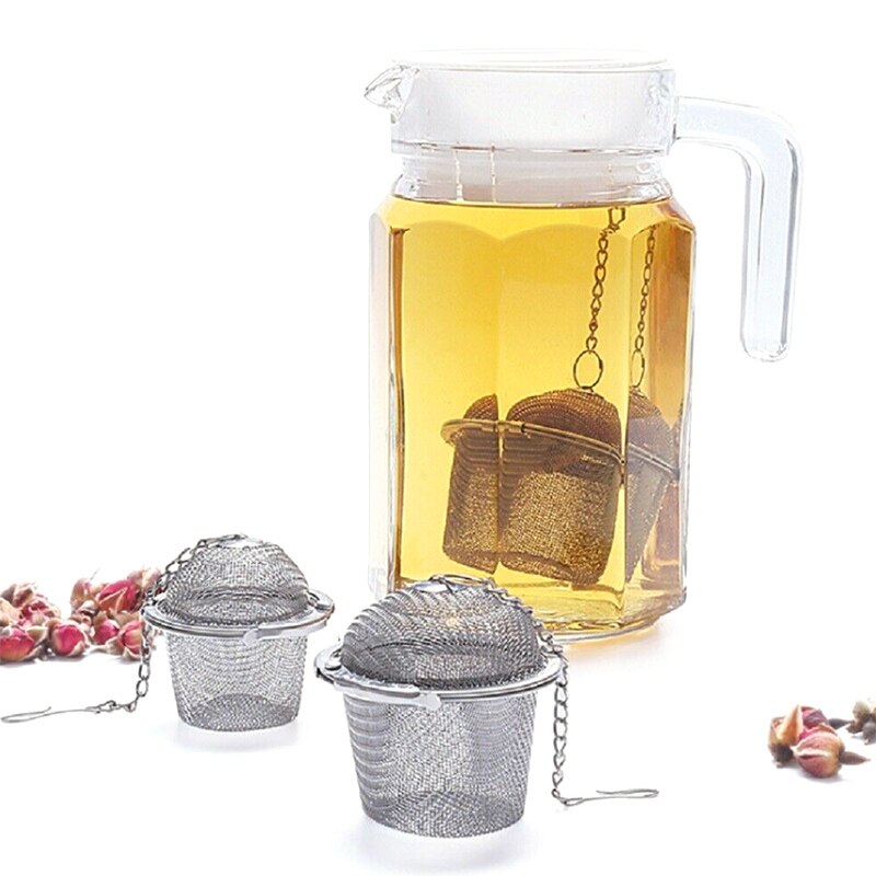Stainless Steel Mesh Ball Tea Infuser Filter Home ... – Vicedeal