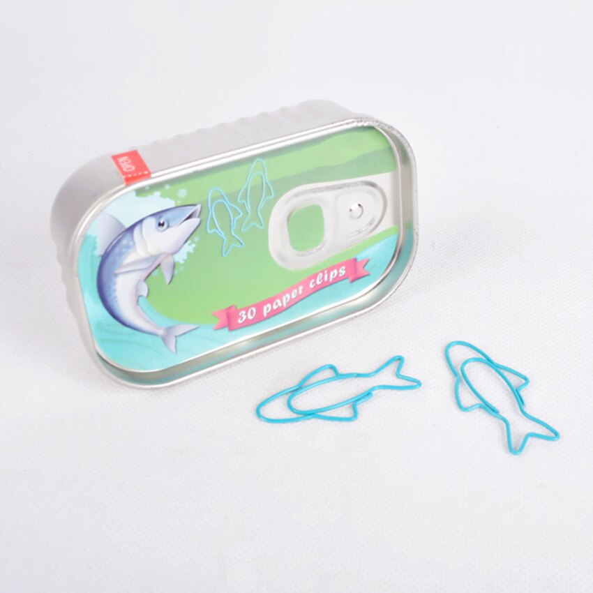 30Pcs/set Cute Fish Shaped Mini Paper Clips Bookma... – Vicedeal