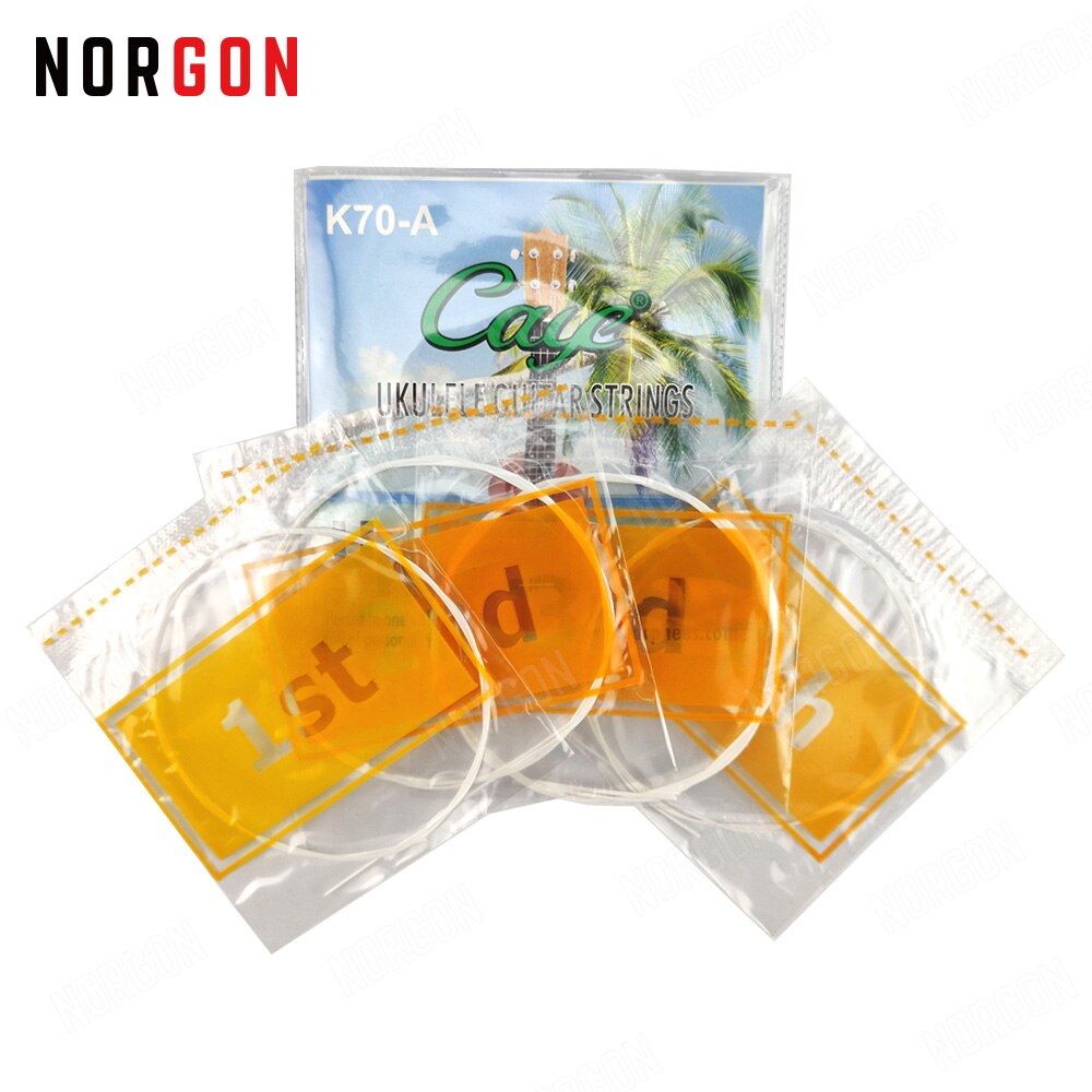 Caye Ukulele Strings White Nylon Core Replacement ... – Grandado