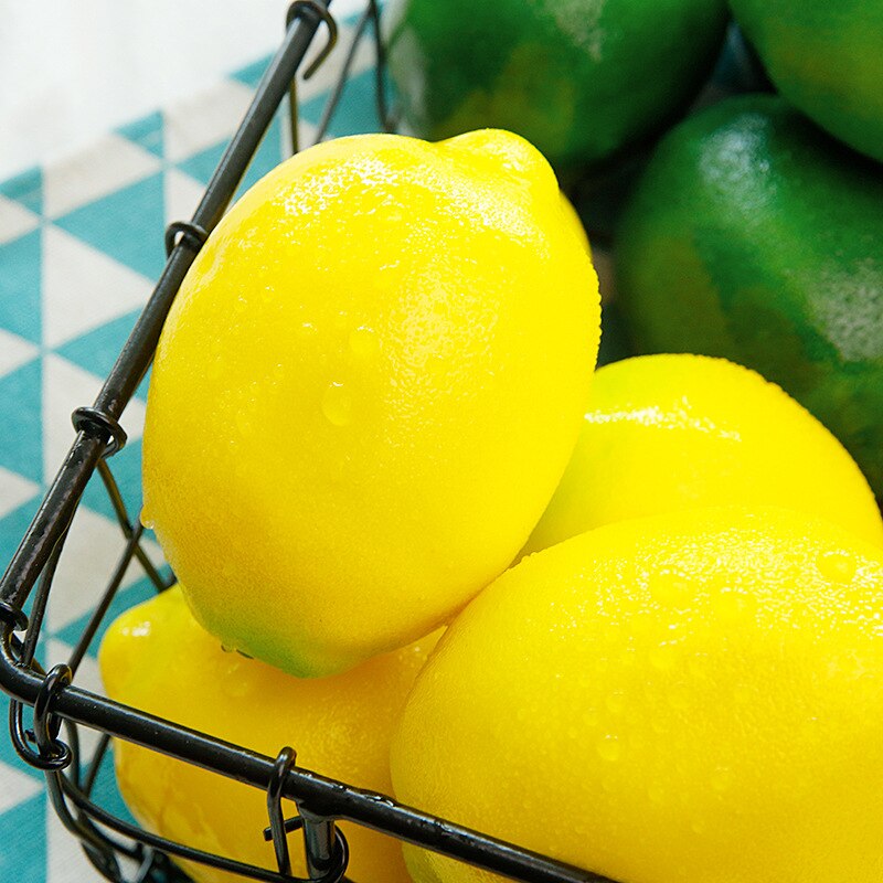 3 pcs Simulation fruit lemon food photography prop... – Grandado
