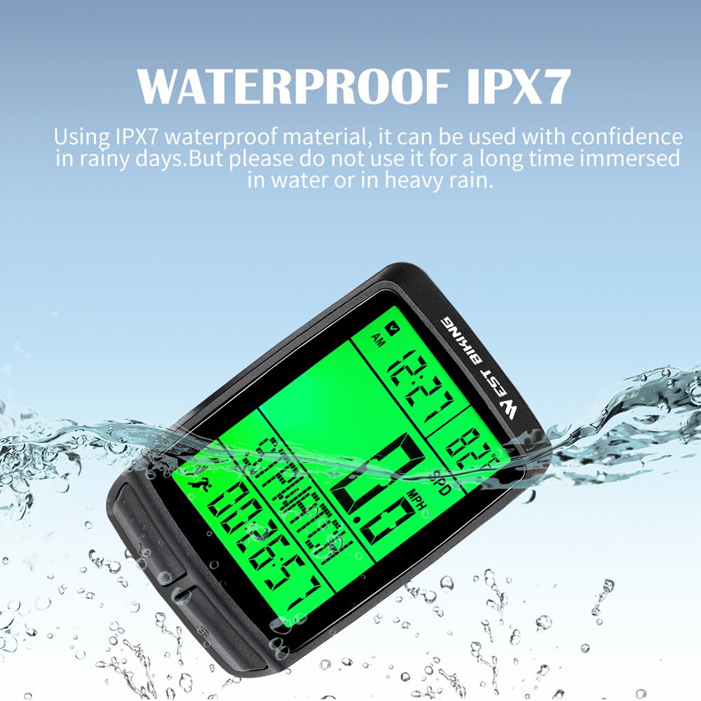 WEST BIKING Bicycle Computer Waterproof Wireless M... – Grandado