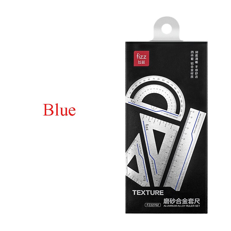 Youpin Fizz 4pcs Aluminum Stationery Ruler Set Mea... – Grandado