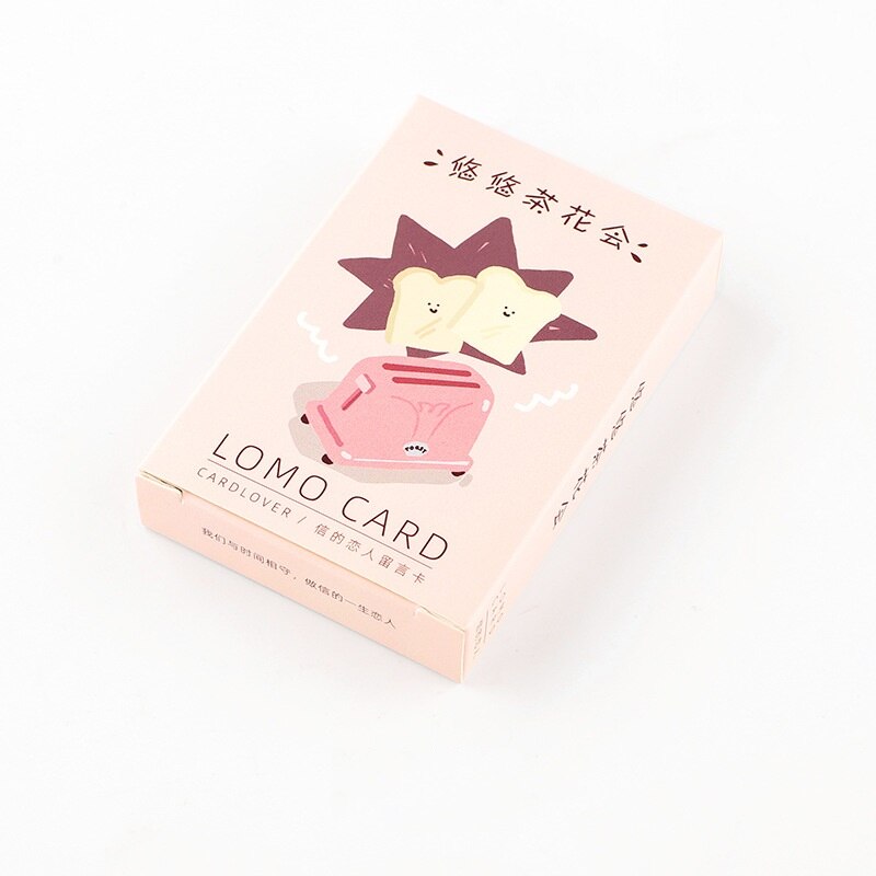 28 Pcs/Set Tea Party Series Lomo Card DIY Cartoon ... – Grandado