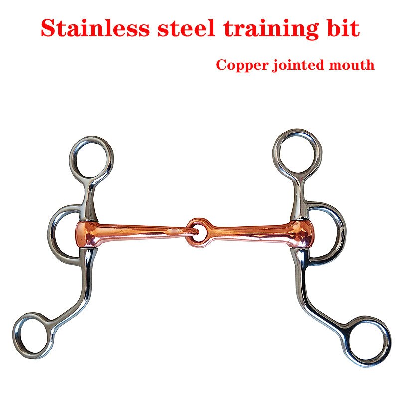 Stainless Steel Horse Snaffle Training Snaffle Bit... – Grandado