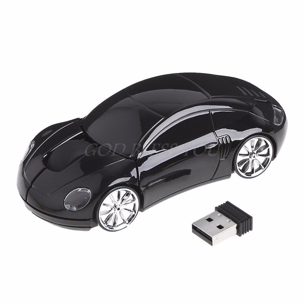 Unik 2.4g 1600 dpi mus usb modtager trådløst lys l... – Vicedeal